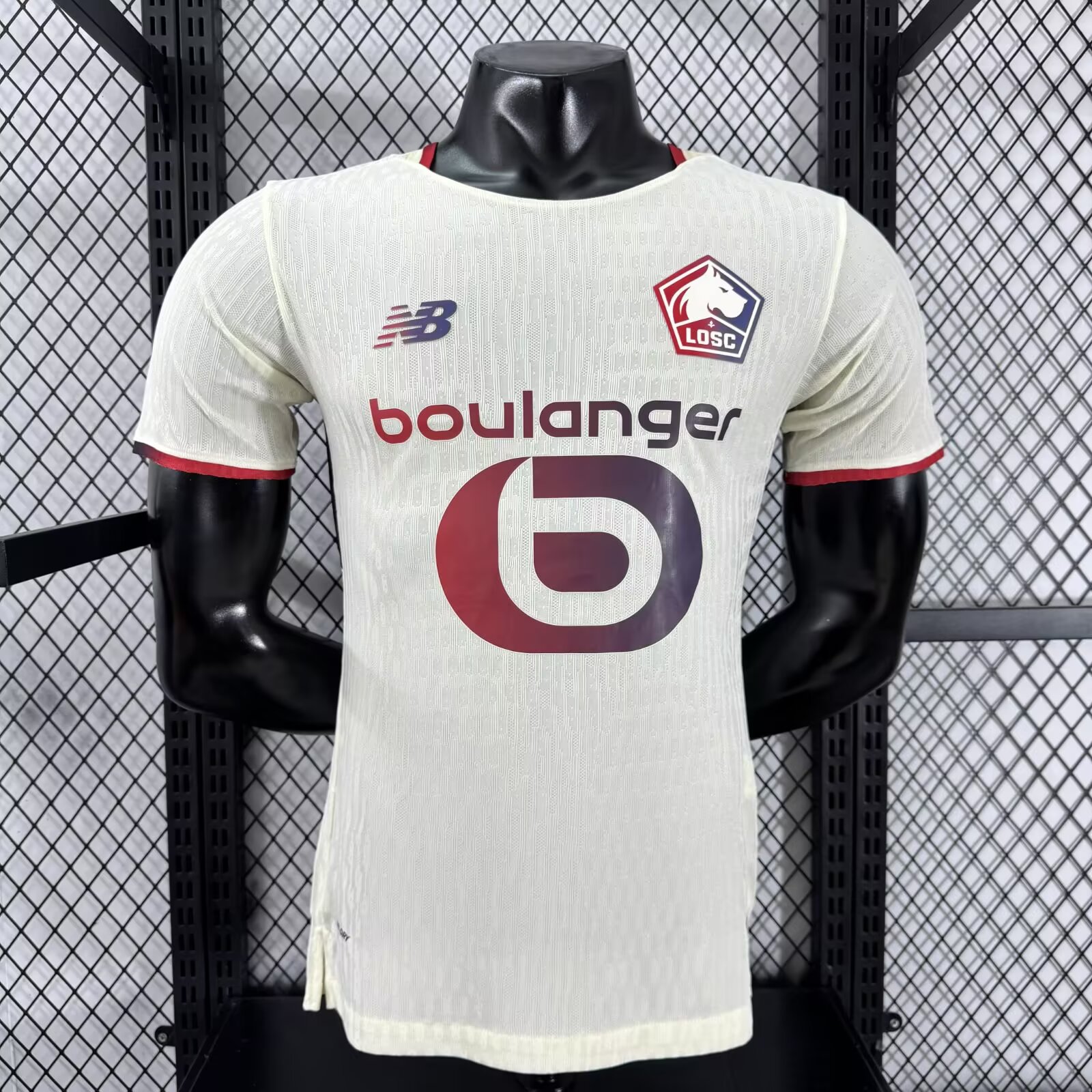 Player Version 2025/26 Lille OSC Away Light Yellow Thailand Soccer ...